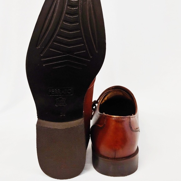 Shoes | Ferrato Mens Cognac Oxford Shoes | Poshmark
